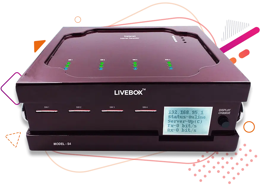 4 Sim Bonding Router - Livebox
