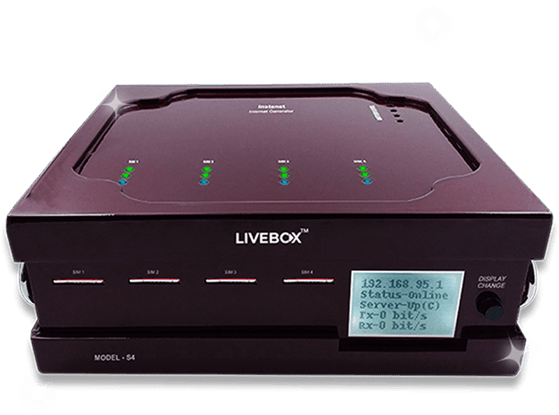 Live video streaming server software & hardware | Livebox